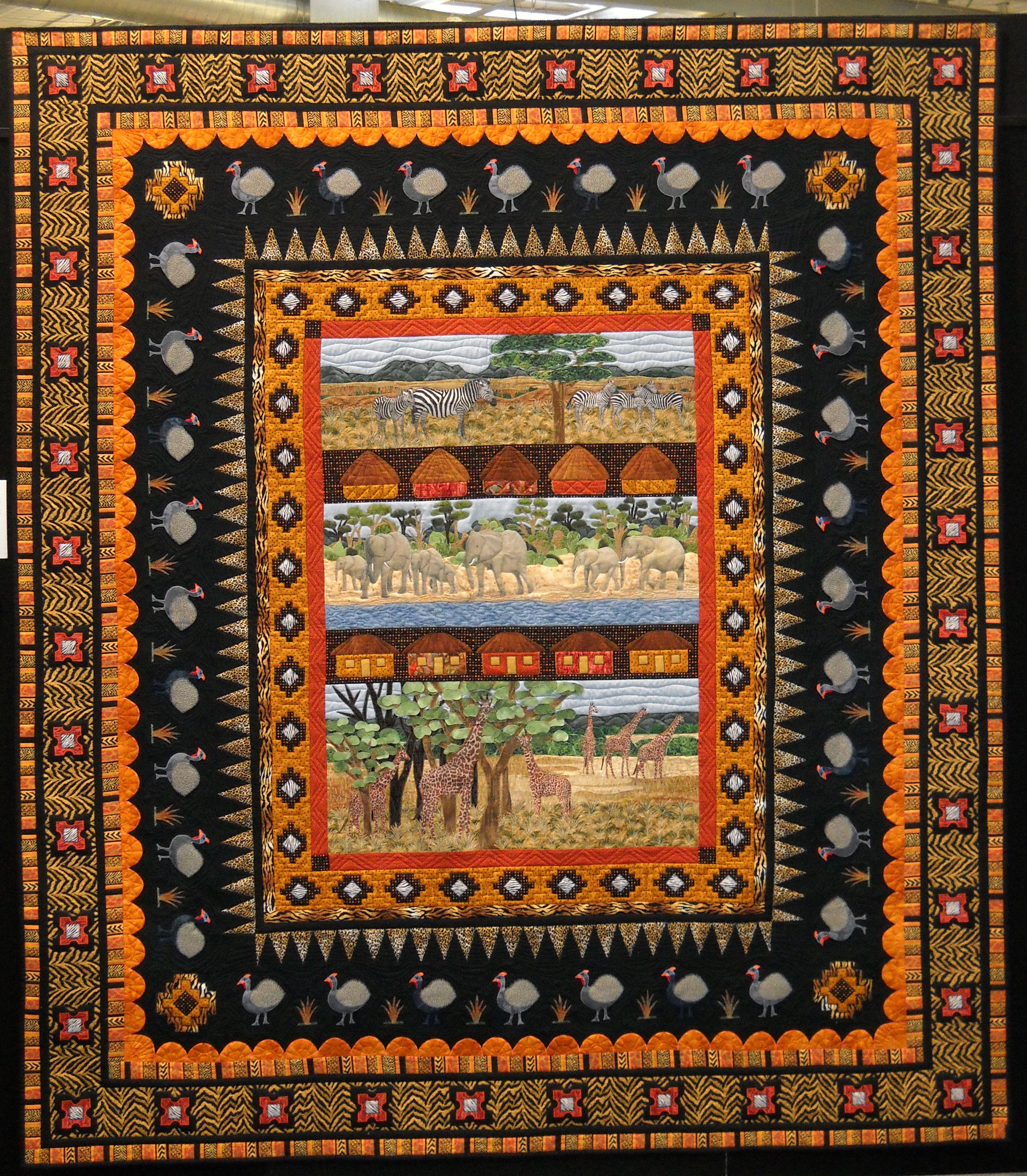 Under the African Sun. | Aotearoa Quilters